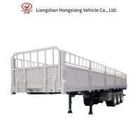 China 1820mm Tread Cargo Transport Trailer with ABS Anti-lock Braking System and Fenced Door for sale