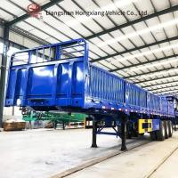 China Cargo Truck Trailer Semi Box Fence Trailer 2 Axle Number 1 Year After-sales Service for sale