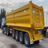 China 40 Feet Flatbed Truck Trailer Made in for Cross Arm Type Suspension Systems Tread 1820mm for sale