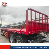 China Multi-link Type Medium Duty Flatbed Semi Trailer for Tractor Head Multi-functional for sale