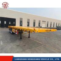 China Multi-link Type Medium Duty Flatbed Semi Trailer for Tractor Head Multi-functional for sale