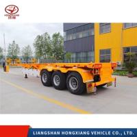China Multi-link Type Medium Duty Flatbed Semi Trailer for Tractor Head Multi-functional for sale