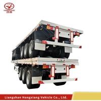 China Tractor Truck Transport Steel Skeleton Semi Trailer with Dual Line Braking System for sale