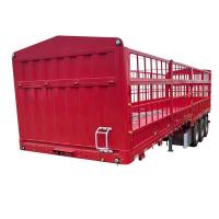 China Semi-Trailer Container Steel Truck Trailers with ABS Anti-lock Braking System 1820mm Tread for sale
