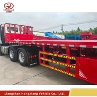China Customizable 35t-80t Three-Axle Tandem Skeleton Car Semi-Trailer for Customized Cargo for sale