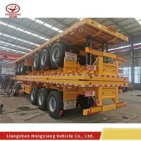 China Customizable 35t-80t Three-Axle Tandem Skeleton Car Semi-Trailer for Customized Cargo for sale