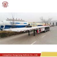 China Customization 40FT Heavy Skeletal Trailer Chassis Flat Bed Container Skeleton Semi Trailer for sale
