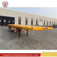 China Customization 40FT Heavy Skeletal Trailer Chassis Flat Bed Container Skeleton Semi Trailer for sale