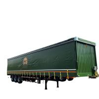 China ABS Anti-lock Braking System 3 4-Axle Trailer Closed Cargo Transport with PVC Tarpaulin for sale