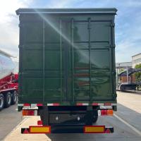 China ABS Anti-lock Braking System 3 4-Axle Trailer Closed Cargo Transport with PVC Tarpaulin for sale