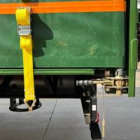 China ABS Anti-lock Braking System 3 4-Axle Trailer Closed Cargo Transport with PVC Tarpaulin for sale