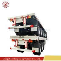 China 40 FT 3 Axles Flatbed Skeleton Semi Truck Trailer Semi-Remorque with 5.5 Tons Capacity for sale