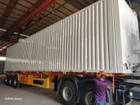 China Camionette Light Spread Wing Open Steel Semi-Trailer Flying Wing Transport Vehicle for sale