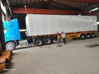 China Camionette Light Spread Wing Open Steel Semi-Trailer Flying Wing Transport Vehicle for sale