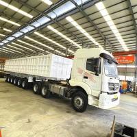 China Cross Arm Type 6-Axis 100 Tons Heavy Duty Fence Semi-Trailer EHL9400TPB for Long-Term for sale