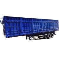 China 3-Axis 40-100 Tons Box Semi-Trailer Not Self-dumping 1 Year After-sales Service for sale
