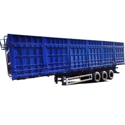 China 3-Axis 40-100 Tons Box Semi-Trailer Not Self-dumping 1 Year After-sales Service for sale