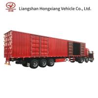 China Medium Duty 80 Ton 40 Ton Dry Van Semi Trailer Box Semi Trailer Van Semi Truck Trailer for sale