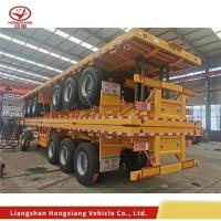 China 30 40 50 Ton Skeletal Container Trailer 8/12/16 Tires 1 Year After-sales Service Direct for sale