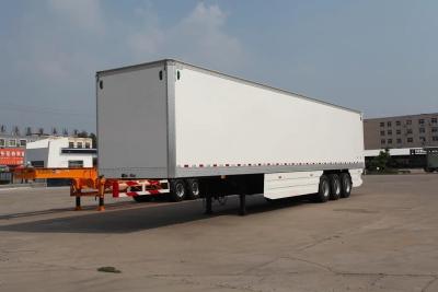 China ABS Anti-lock Braking System 3/4 Axle Number Made Box/Van Logistics Transport Semi-Trailer for sale