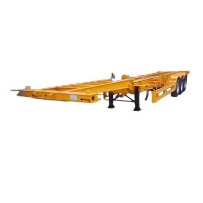 China 1 Year After-sales Service 40 Feet Container Chassis Truck Semi Trailer with Fuwa Axle for sale