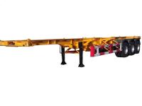 China 1 Year After-sales Service 40 Feet Container Chassis Truck Semi Trailer with Fuwa Axle for sale