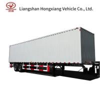 China 2023 Box Semi Trailer 13750*2550*3650 for Cargo Transportation Tread 1820mm for sale