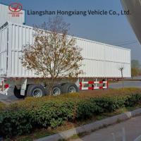 China 3 Axles 50 Tons Bulk Cargos Truck Trailer with PVC Side Curtain Sliding Semi Trailer 1 for sale