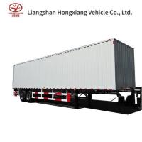 China 1 Year After-sales Service 40FT Dry Wing Van Semi Trailer with Leaf Spring Suspension for sale