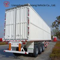 China 3 Axles Box Cargo Truck Wing Van Opening Semi Trailer for Easy Loading and Unloading for sale