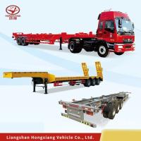 China Skeleton Container Semi Trailer 2 3 Axle 20 40FT Skeleton Trailer with Customization for sale