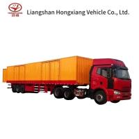 China Van Semi Trailer 53FT Dry Semi Truck 2 Axle Dual Air Brake System for USA Market for sale