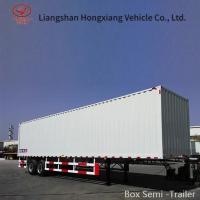 China Van Semi Trailer 53FT Dry Semi Truck 2 Axle Dual Air Brake System for USA Market for sale