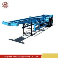 China Customization 40FT Flatbed Skeleton Semi Trailer for Container Transportation for sale