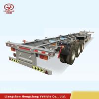 China Customization 40FT Flatbed Skeleton Semi Trailer for Container Transportation for sale