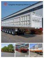 China Cattle Transport Long Vehicle Cage Van/Box Type Semi Truck Trailer 13750*2550*3650 Steel for sale