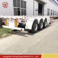 China 3 Axles 40FT Container Skeleton Chassis Semi Trailer for Easy Loading and Unloading for sale