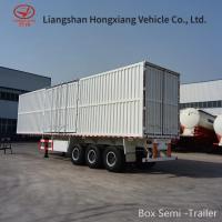 China Steel Camionette Curtain Side Cargo Van Semi Trailer with Customization Capabilities for sale