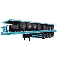 China 3-Axle 40t60t Flatbed Truck Trailer Suitable for Customer Requirements for sale