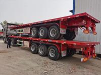China 3-Axle 40t60t Flatbed Truck Trailer Suitable for Customer Requirements for sale