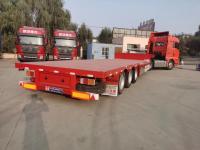 China 3-Axle 40t60t Flatbed Truck Trailer Suitable for Customer Requirements for sale