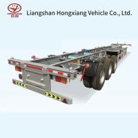 China 40FT Tri-Axle Container Skeleton Semitrailer Customization for Container Transport for sale