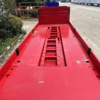 China ABS Anti-lock Braking System Steel Pull-out 3-Axis Flat Semi-Trailer for Transportation for sale