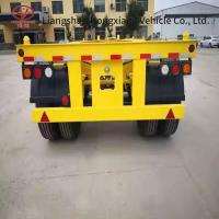 China Multi-link Type Skeleton Extendable Low Bed Semi-Trailer for Heavy Cargo Transport for sale