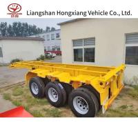 China Container Transport Shandong Made Frame Skeleton Semi-Trailer with High Load Capacity for sale