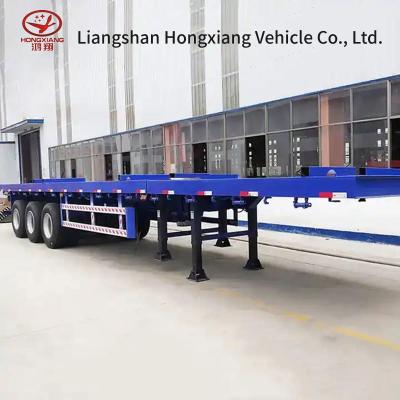 China Yellow Customizable Skeleton Semi-Trailer ABS Anti-lock Braking System and 1820mm Tread for sale
