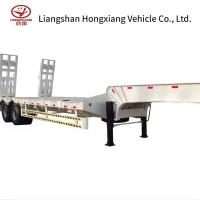 China Yellow Customizable Skeleton Semi-Trailer ABS Anti-lock Braking System and 1820mm Tread for sale