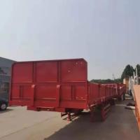 China Van-Type Steel Stone Transport Semi-Trailer for Heavy-Duty Construction Applications for sale