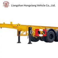 China 40FT Container Chassis Trailer with Steel Skeleton Semi-Trailer and 8/12/16 Tires for sale
