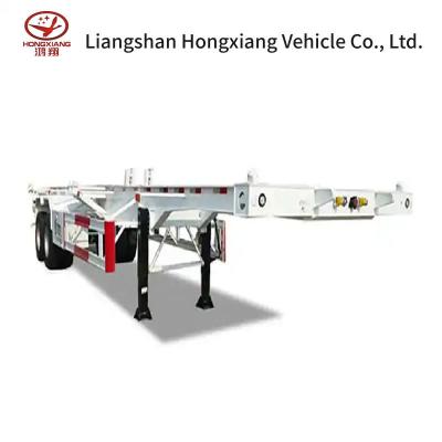 China Skeleton Semi-Trailer Container Chassis Trailer for Trailer Hauling Tread 1820mm Colour for sale